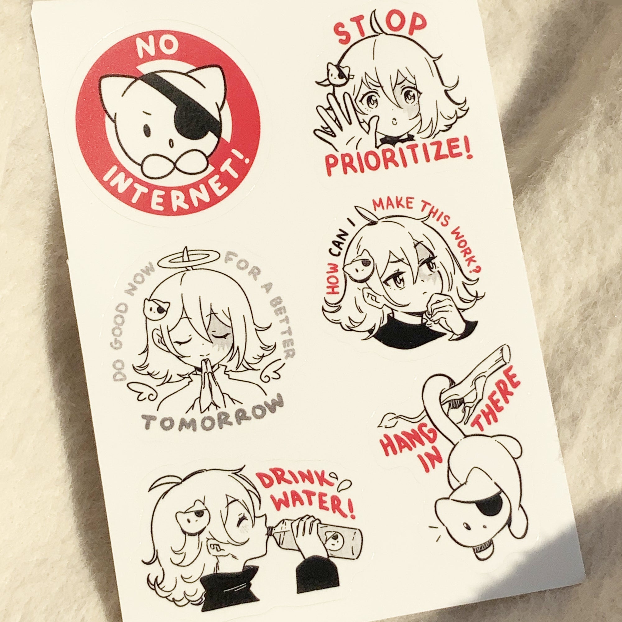 Motivational Sticker Sheet – Nyansai